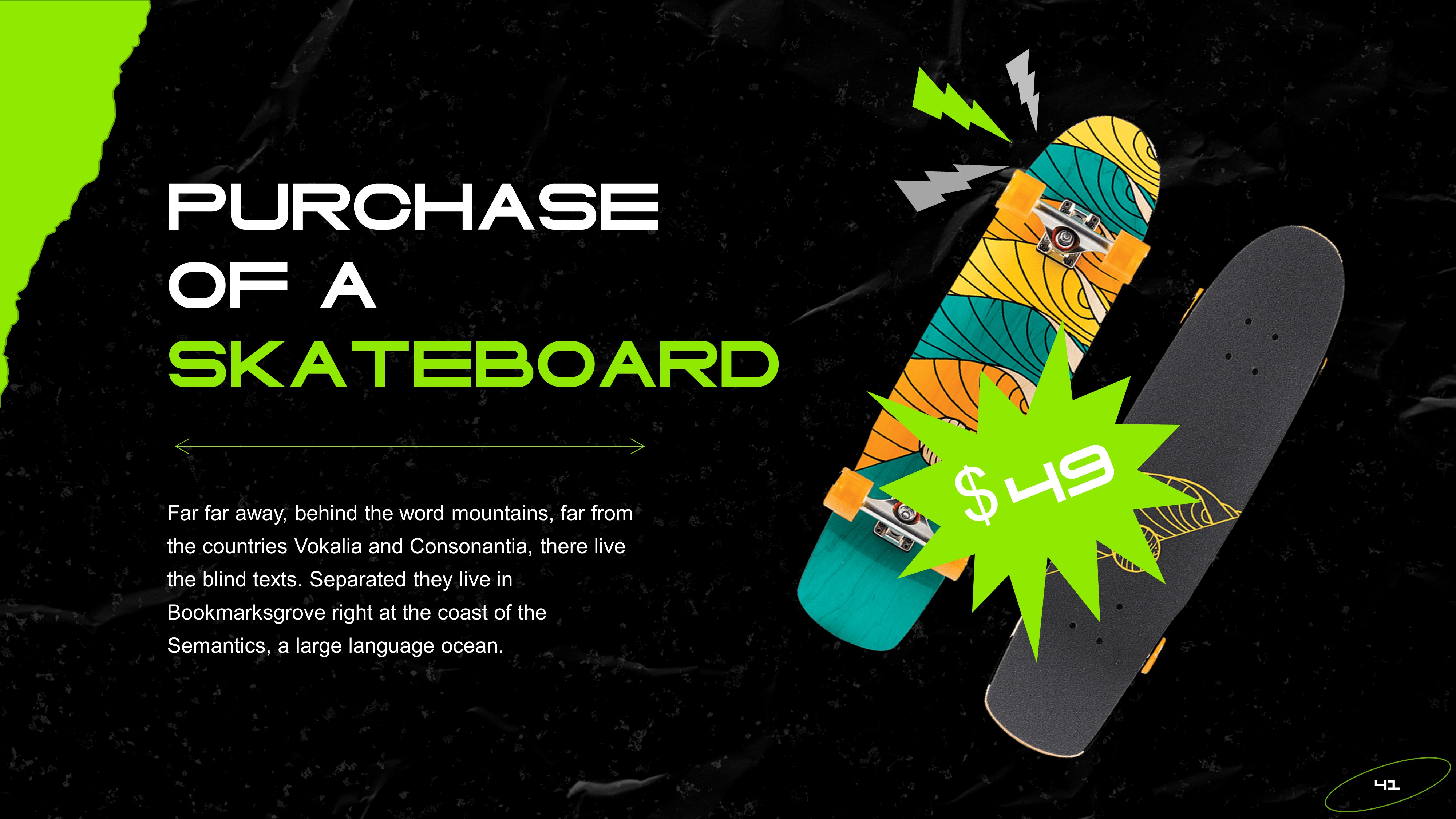 Urban Street Style Creative PowerPoint Template, Presentation Templates