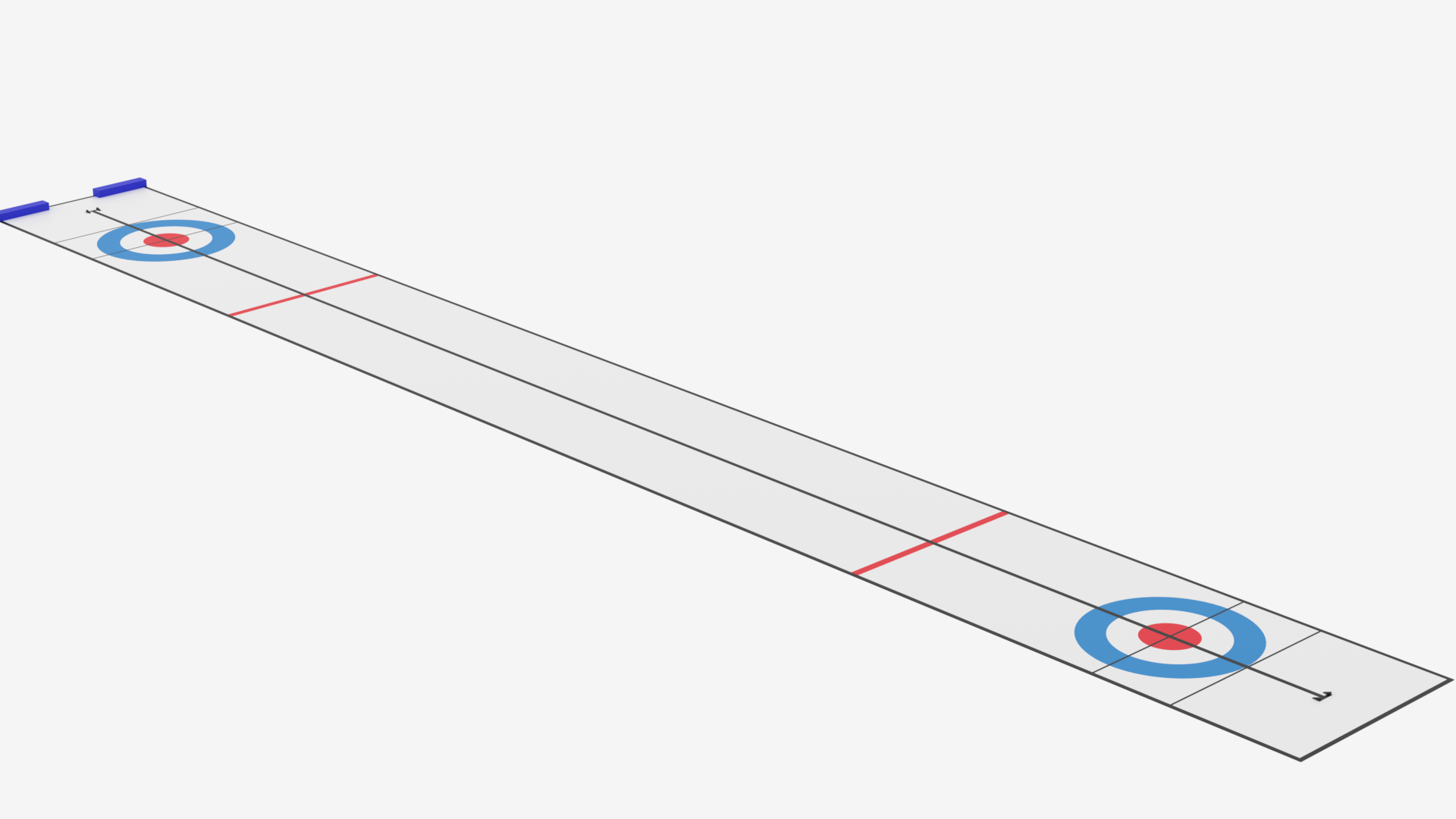 Cartoon Curling Rink 1 Line by PhilipStorm | 3DOcean