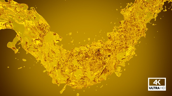 Twisted Oil Splash V3, Motion Graphics | VideoHive