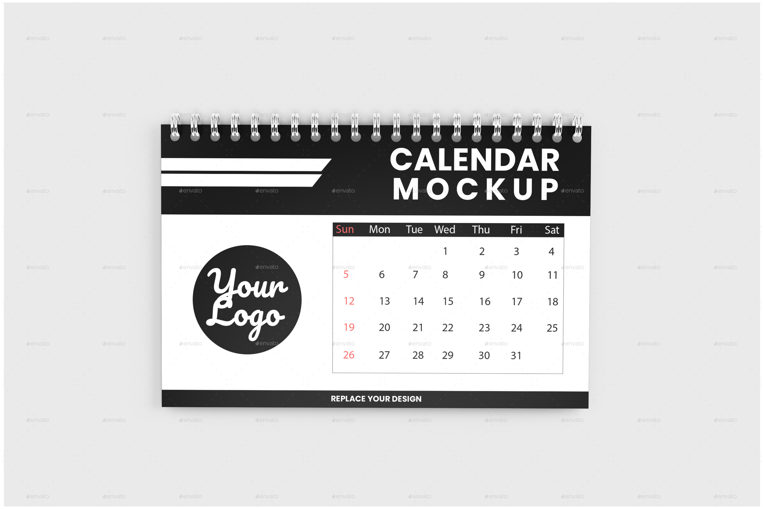 Calendar Mockup, Graphics | GraphicRiver