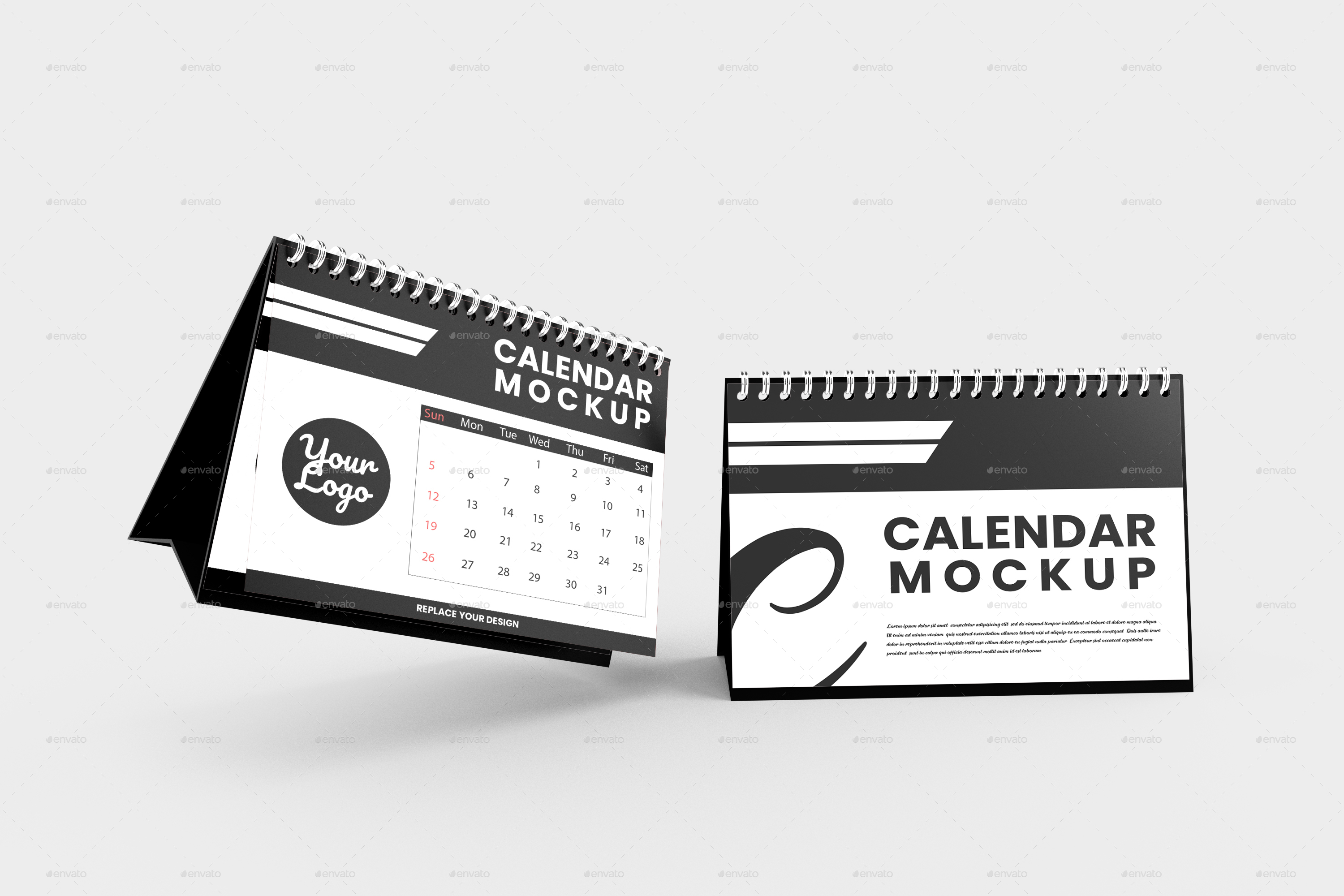 Calendar Mockup, Graphics | GraphicRiver