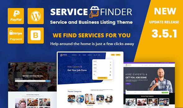 Service Finder - Provider and Business Listing WordPress Theme by aonetheme