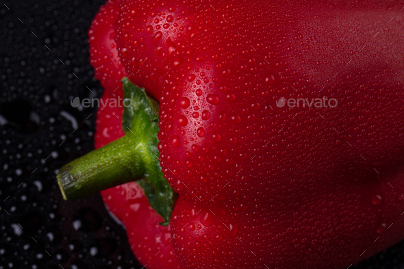 Red pepper macro. Stock Photo by stockfilmstudio | PhotoDune