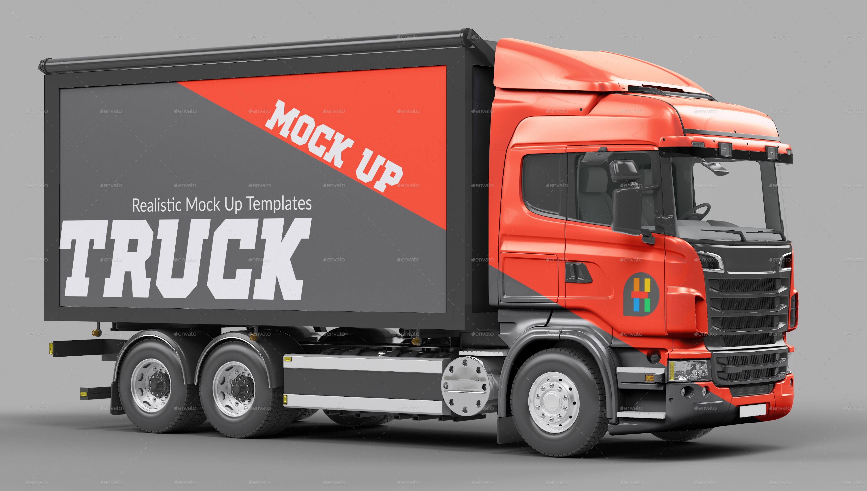 Truck Mock Up, Graphics | GraphicRiver
