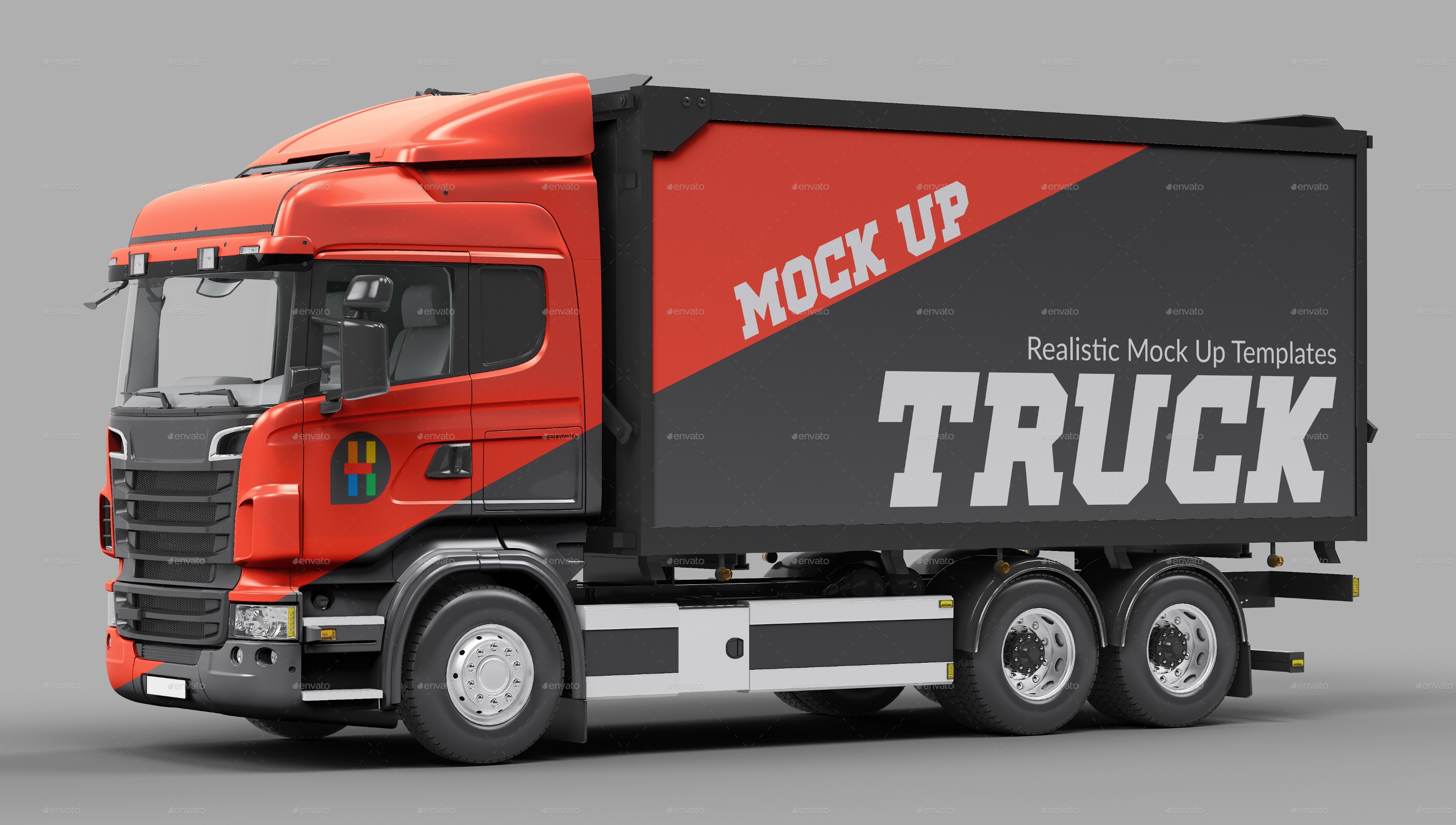 Truck Mock Up, Graphics | GraphicRiver