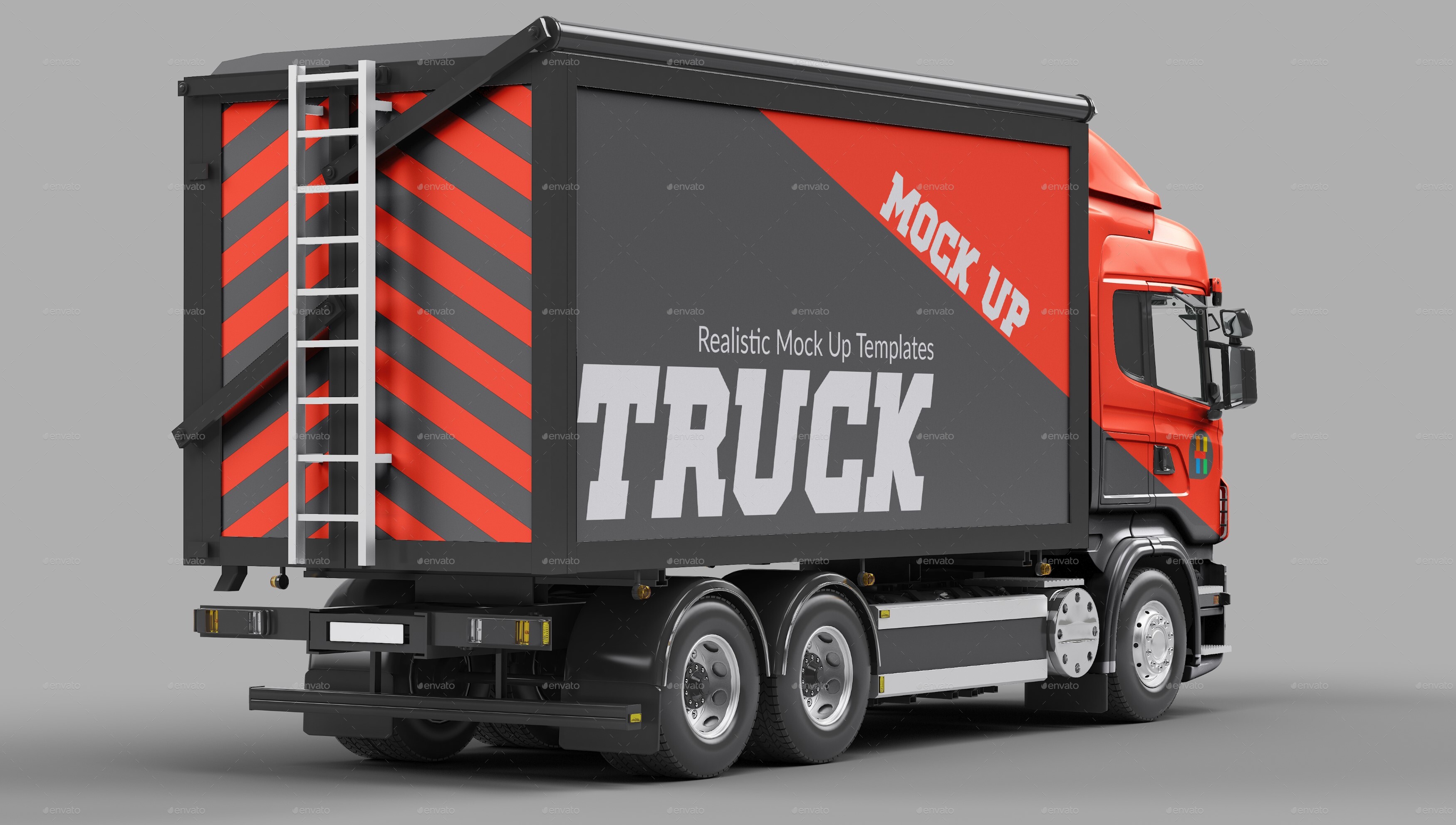 Truck Mock Up, Graphics | GraphicRiver