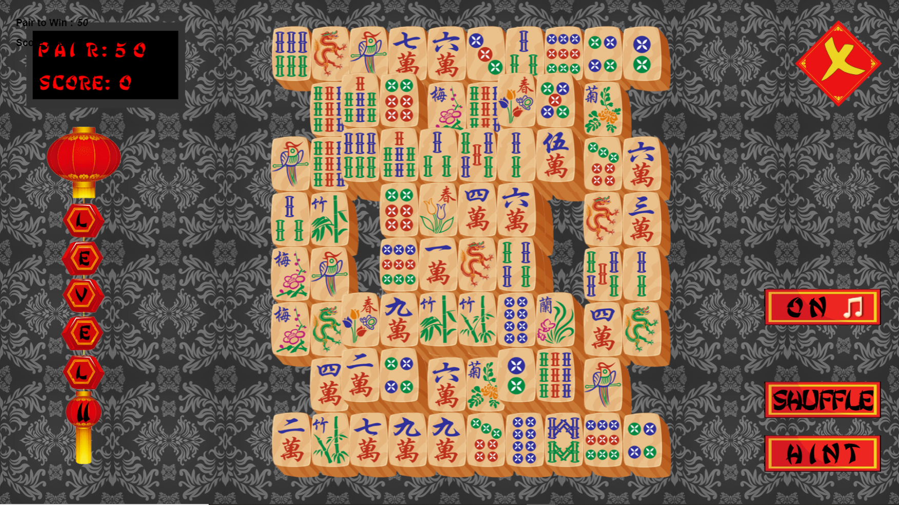 Basic Mahjong (HTML5 Game - Construct 3) by kokokAyam | CodeCanyon