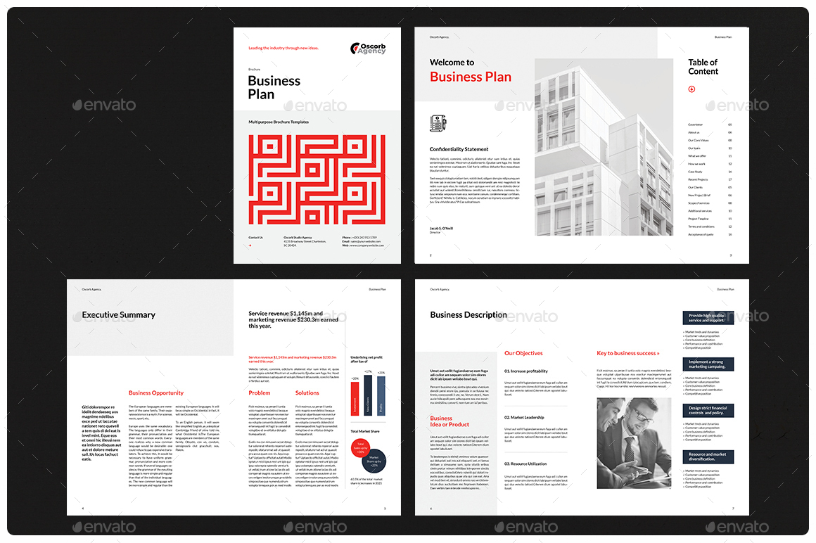 Business Plan, Print Templates | GraphicRiver