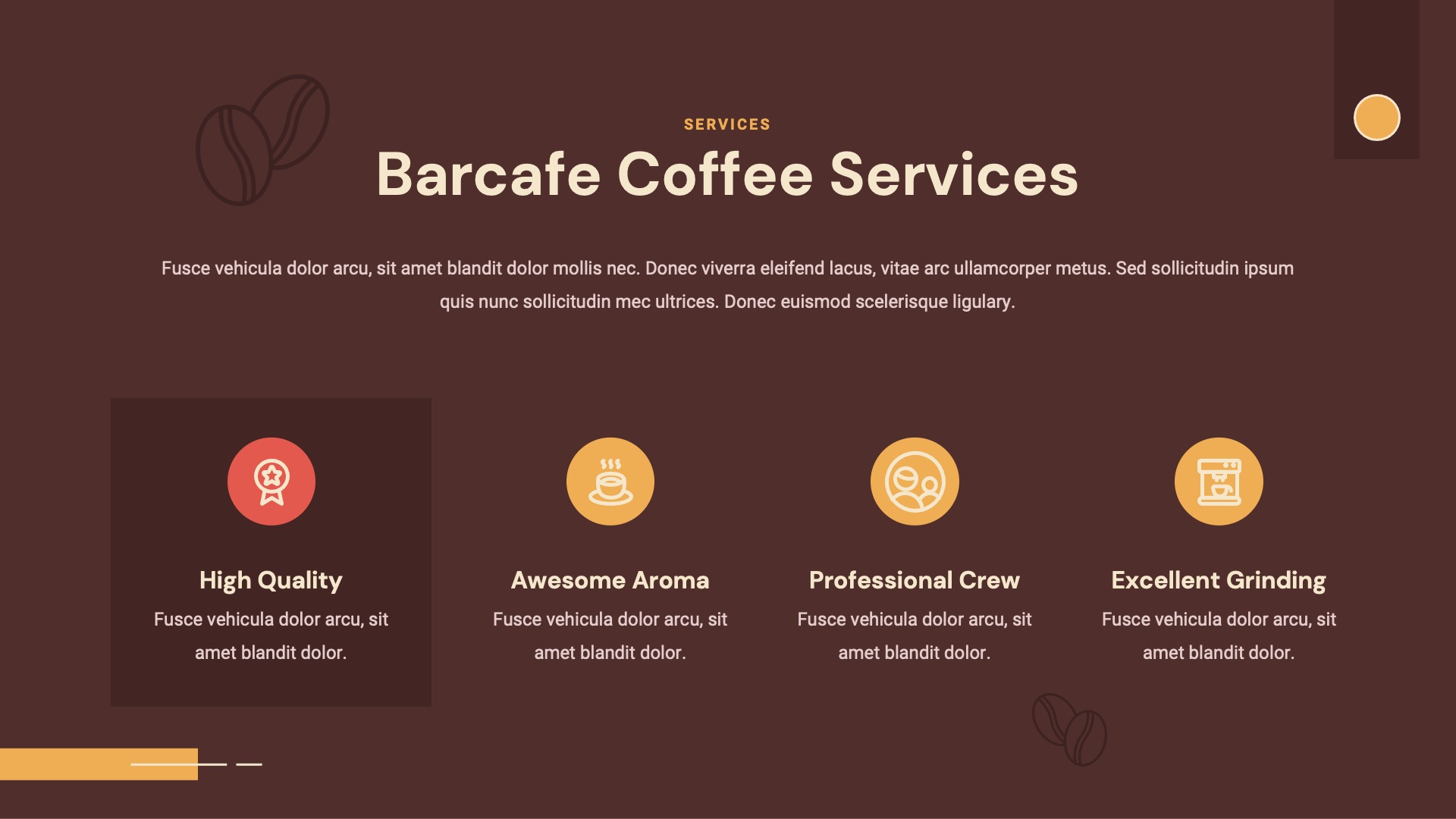 BARCAFE - COFFEE SHOP & BARISTA Google Slides Template, Presentation ...