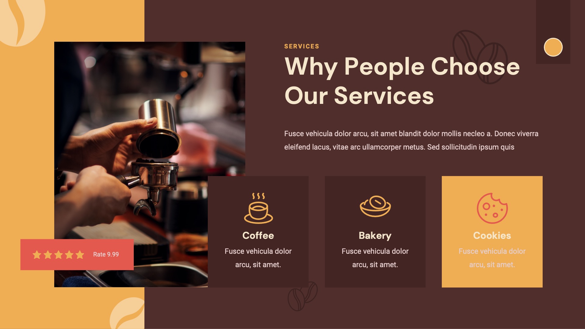 BARCAFE - COFFEE SHOP & BARISTA Google Slides Template, Presentation ...