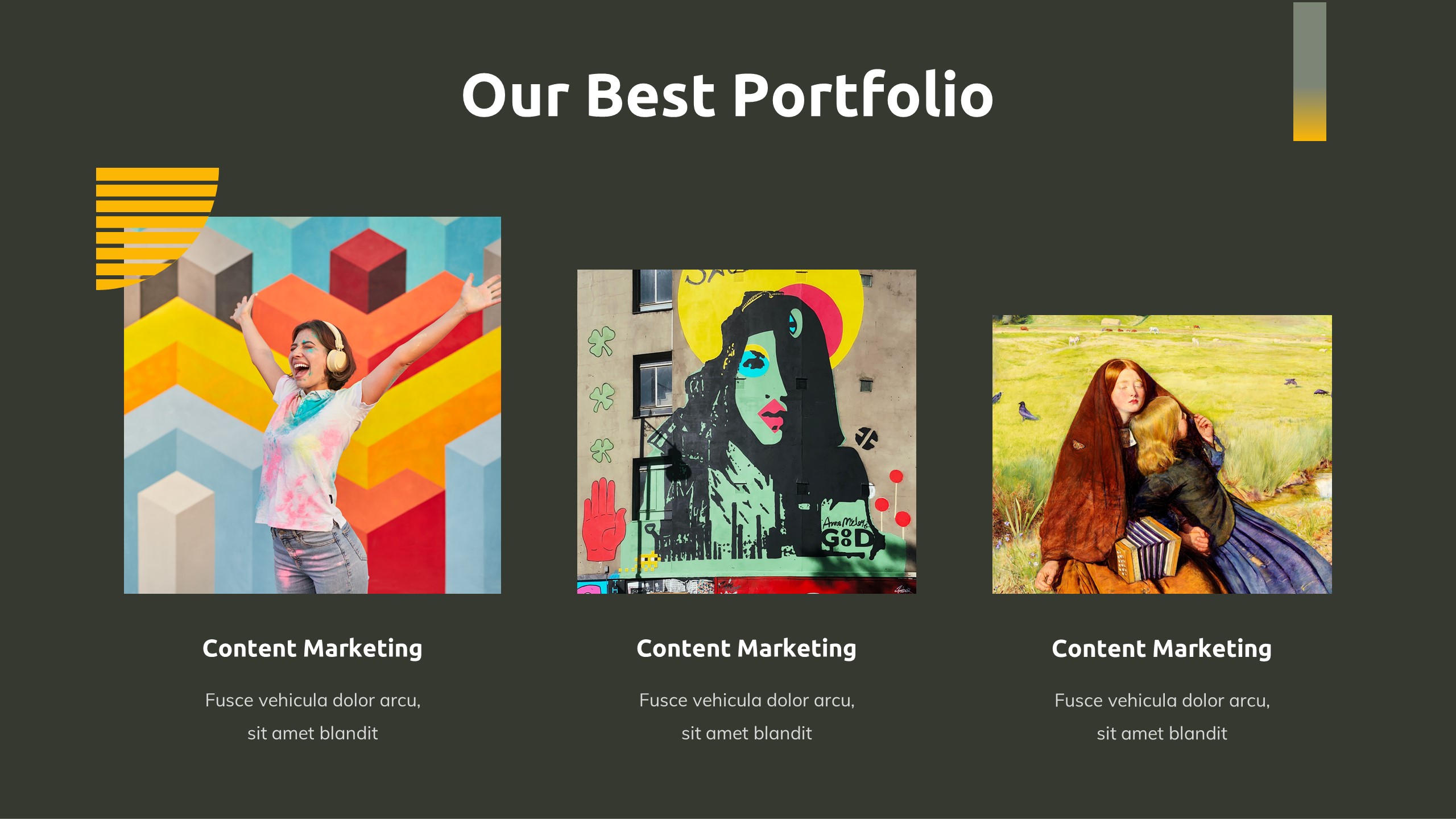 Govani - Abstract Geometry Vaporwave Powerpoint Template, Presentation ...