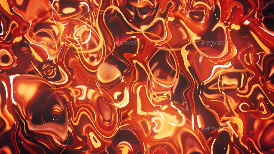 Red Luminous Fluid, Graphics | GraphicRiver