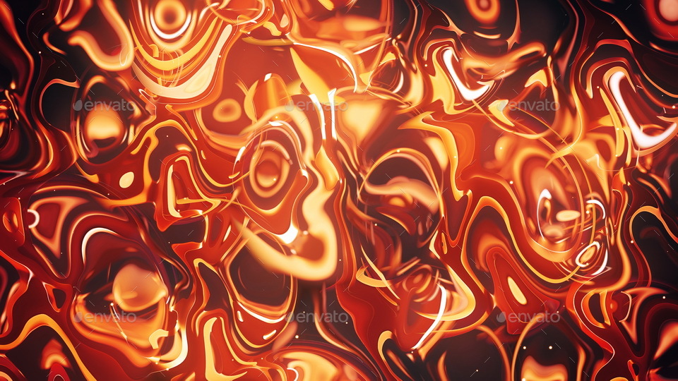 Red Luminous Fluid, Graphics | GraphicRiver