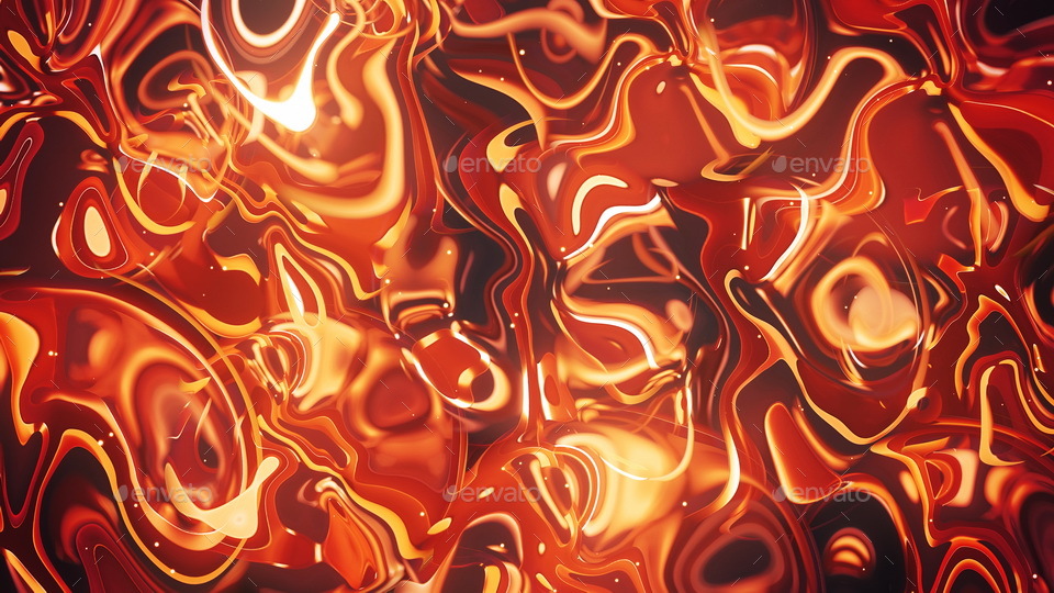 Red Luminous Fluid, Graphics | GraphicRiver