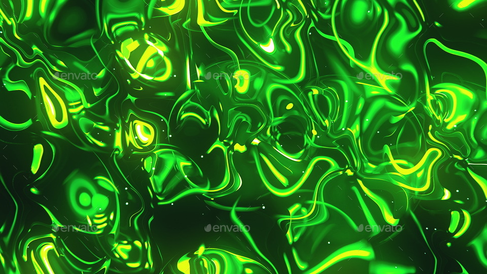Green Luminous Fluid, Graphics | GraphicRiver