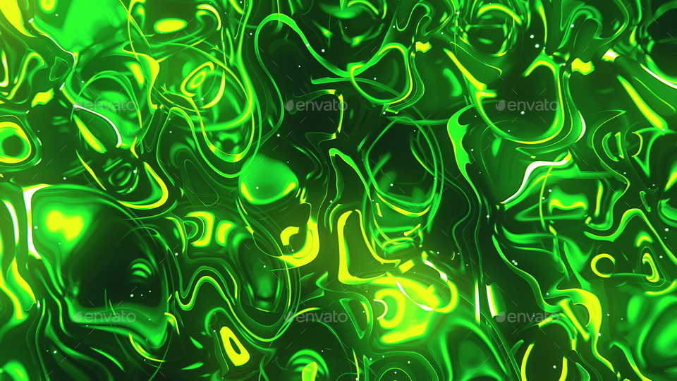Green Luminous Fluid, Graphics | GraphicRiver