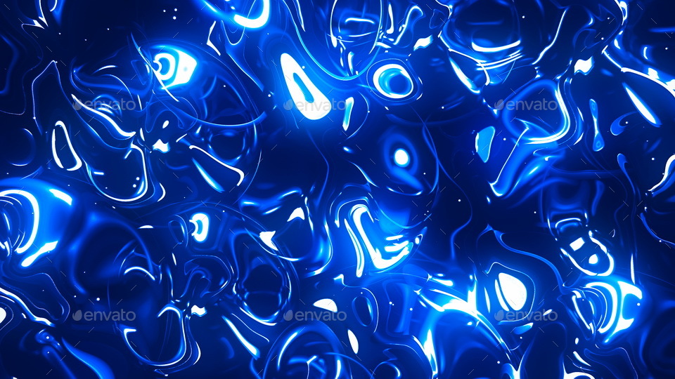 Deep Blue Luminous Fluid, Graphics | GraphicRiver
