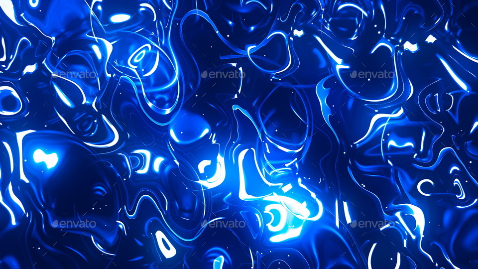 Deep Blue Luminous Fluid, Graphics | GraphicRiver