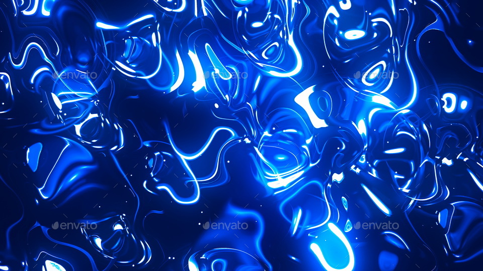Deep Blue Luminous Fluid, Graphics | GraphicRiver