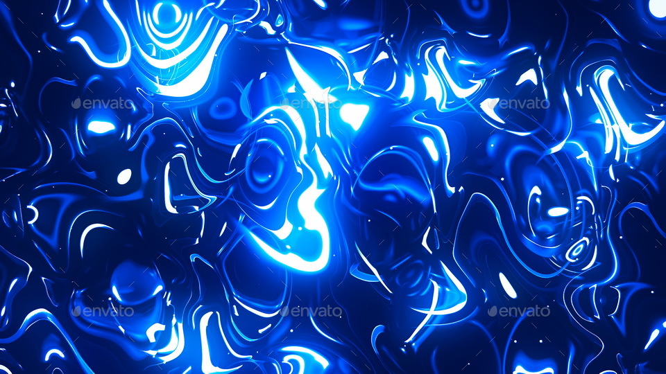 Deep Blue Luminous Fluid, Graphics | GraphicRiver