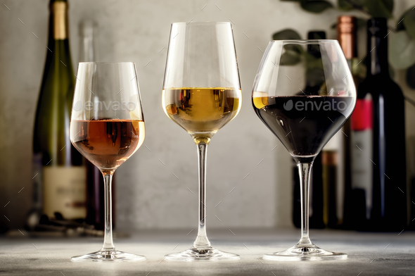 Wines assortment. Stock Photo by Olga_Kochina | PhotoDune