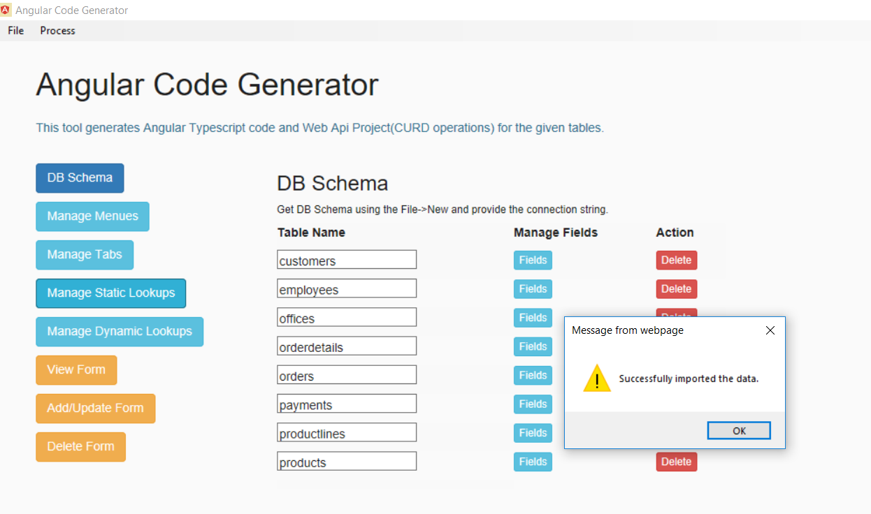 Code Generator for React/Vue/Angular+Apis NodeJs/.Net Core/Asp.net/Php ...