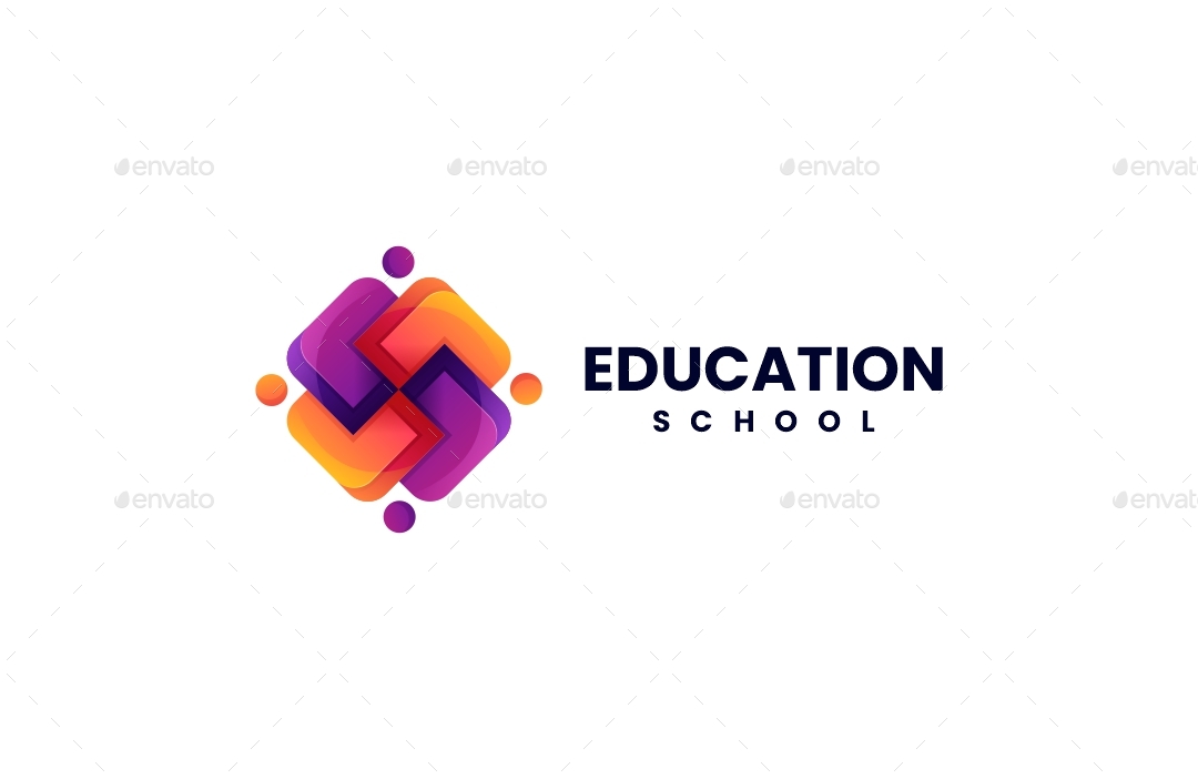 Education Gradient Colorful Logo Template, Logo Templates | GraphicRiver