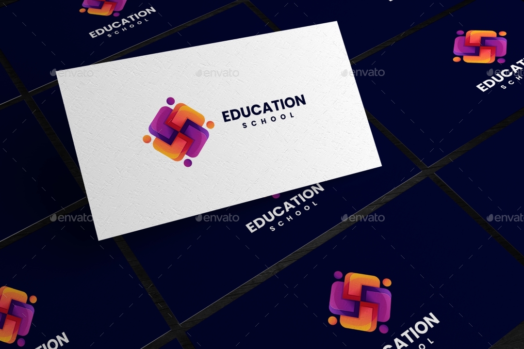 Education Gradient Colorful Logo Template, Logo Templates | GraphicRiver