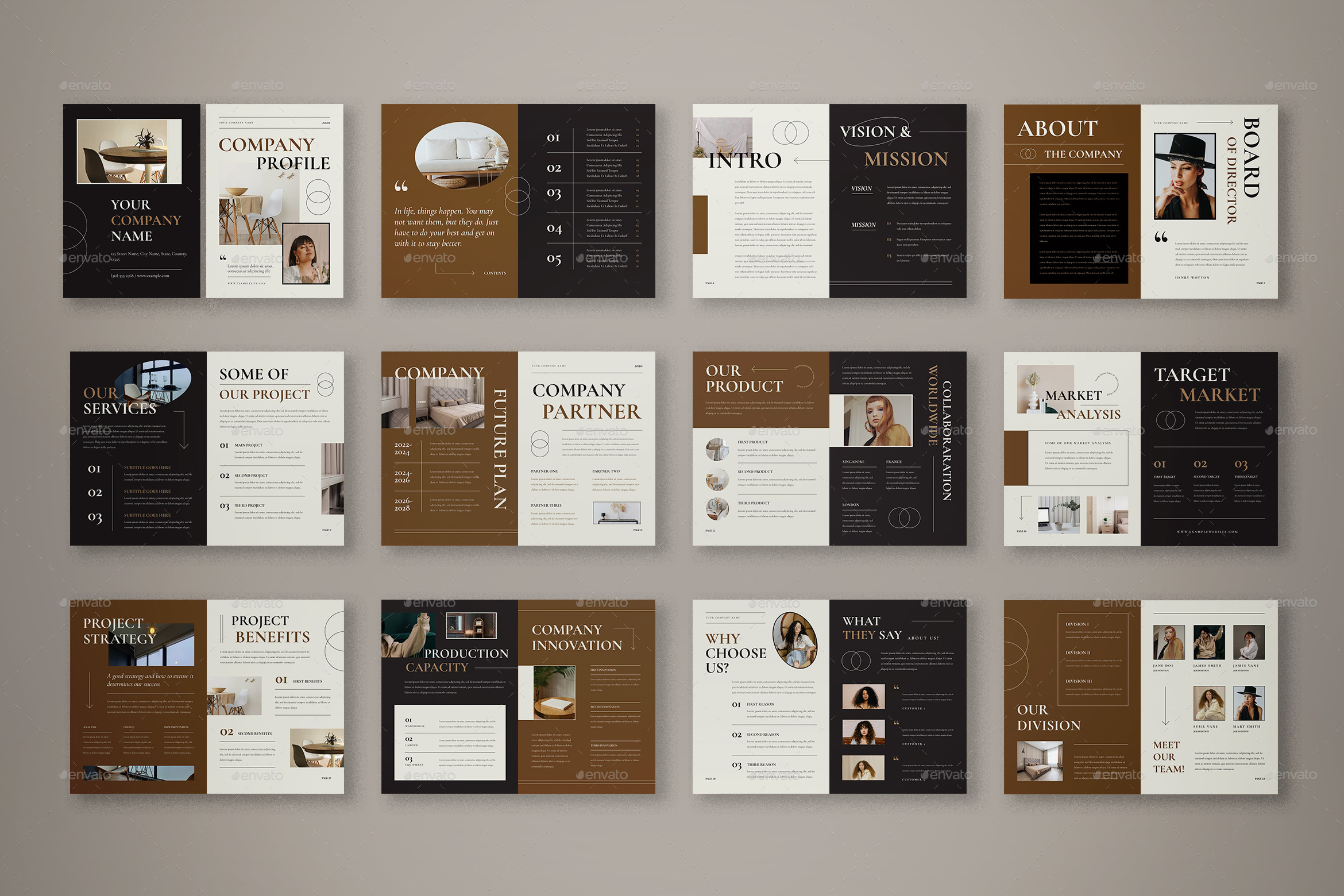 Company Profile Book, Print Templates | GraphicRiver