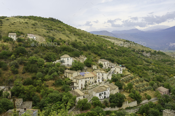 View of Capestrano, old city in Abruzzi Stock Photo by clodio | PhotoDune