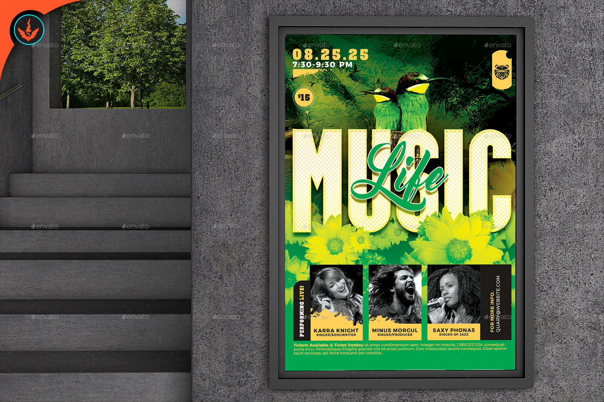 Church Party Flyer Life Music Template, Print Templates | GraphicRiver