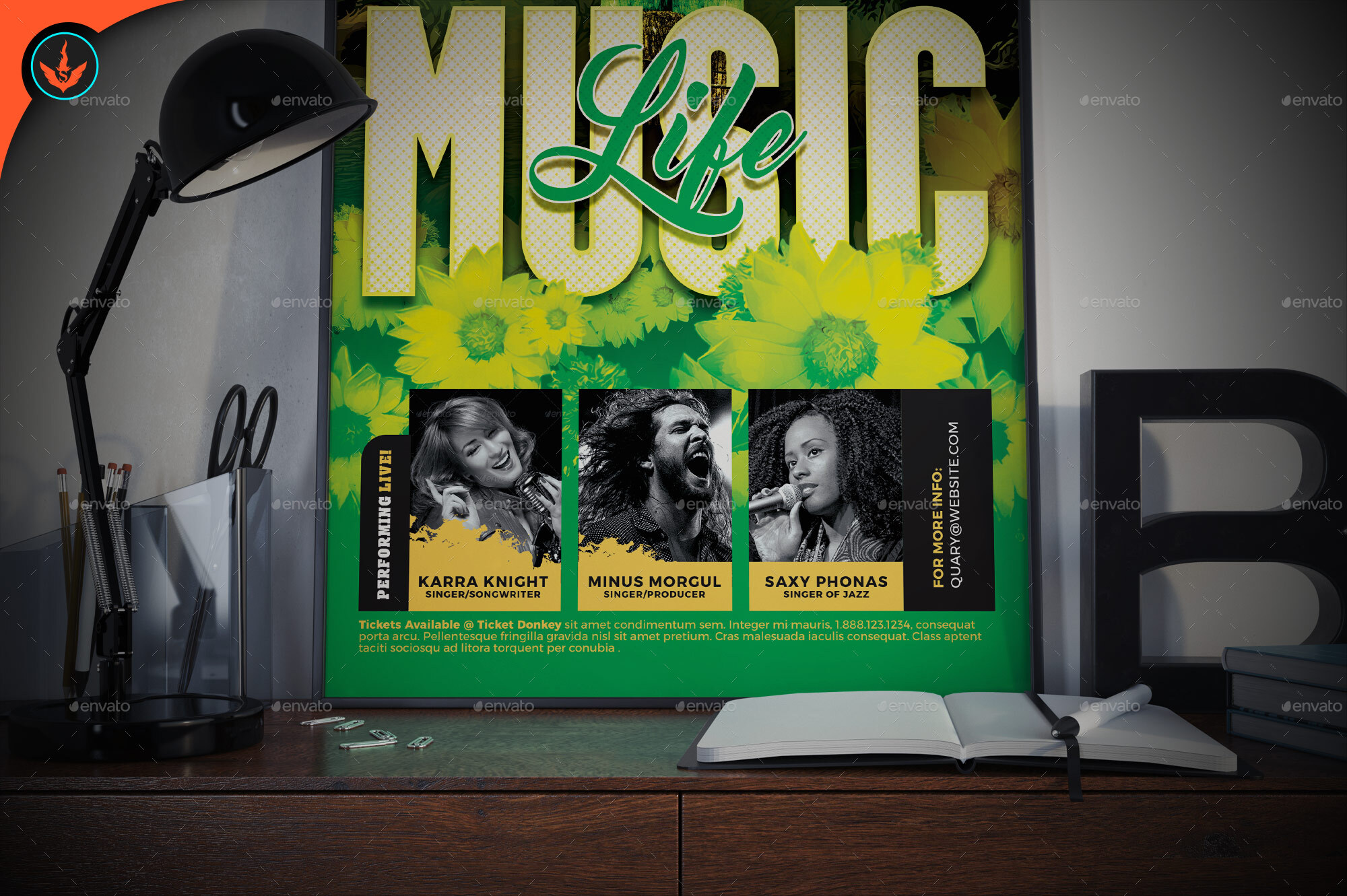 Church Party Flyer Life Music Template, Print Templates | GraphicRiver