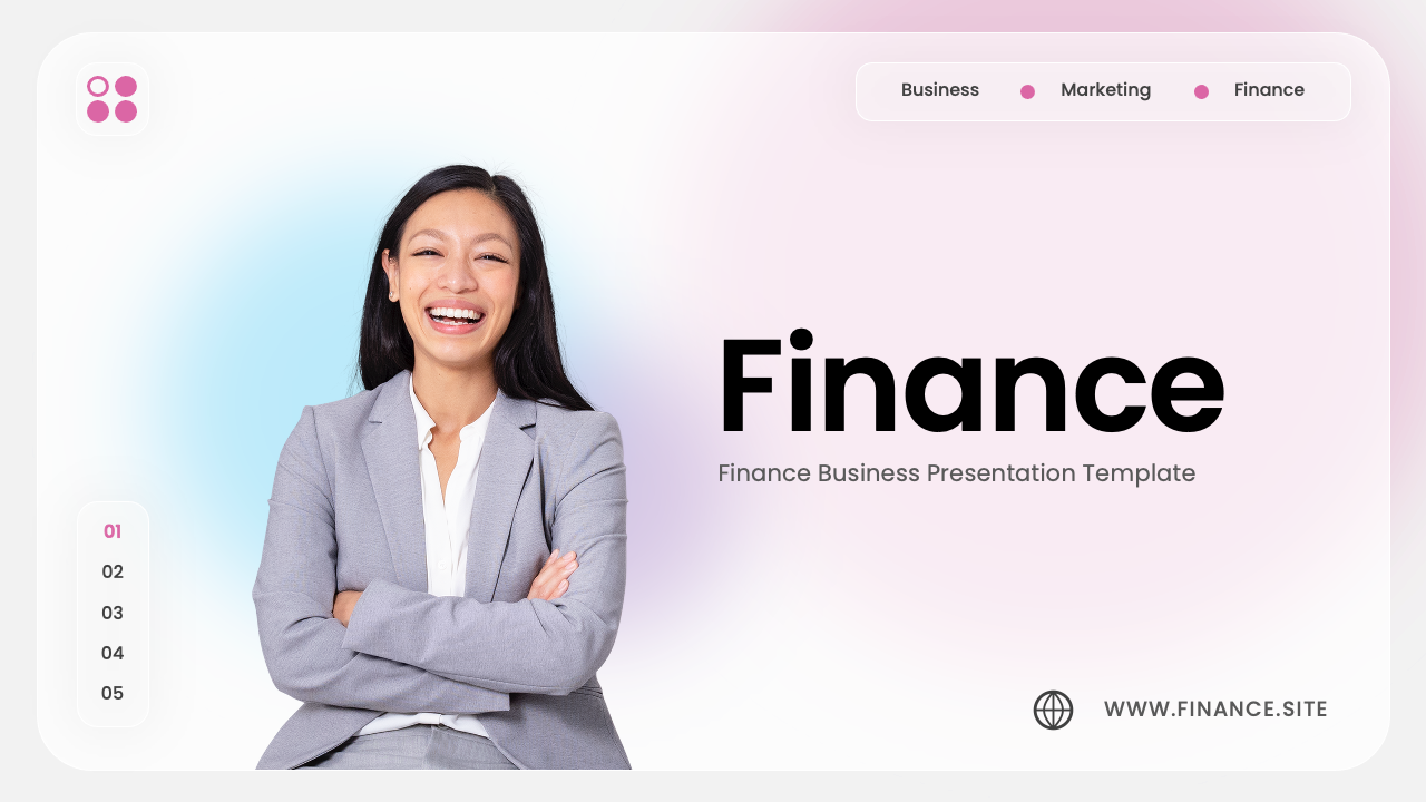 Finance - Pitch Deck PowerPoint Template, Presentation Templates ...