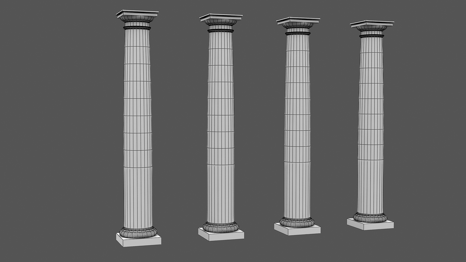 Corinthian Column 08 by Polygon3d | 3DOcean