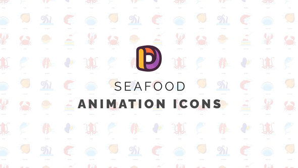 Seafood - Animation Icons, After Effects Project Files | VideoHive