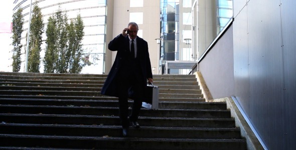 Businessman in a Hurry, Stock Footage | VideoHive