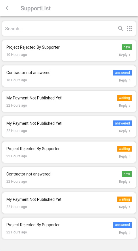 Pcrm - Flutter Project Management And Crm App Template by aria_group