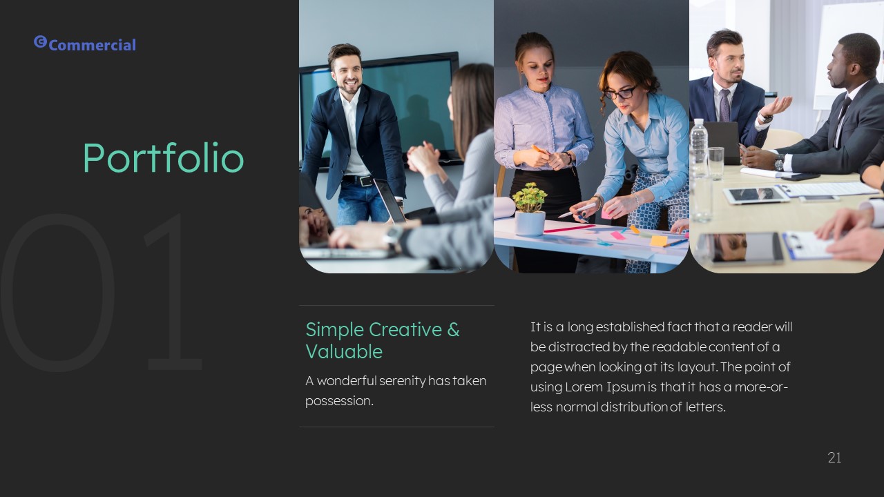 Commercial Multipurpose Professional PowerPoint Template, Presentation ...