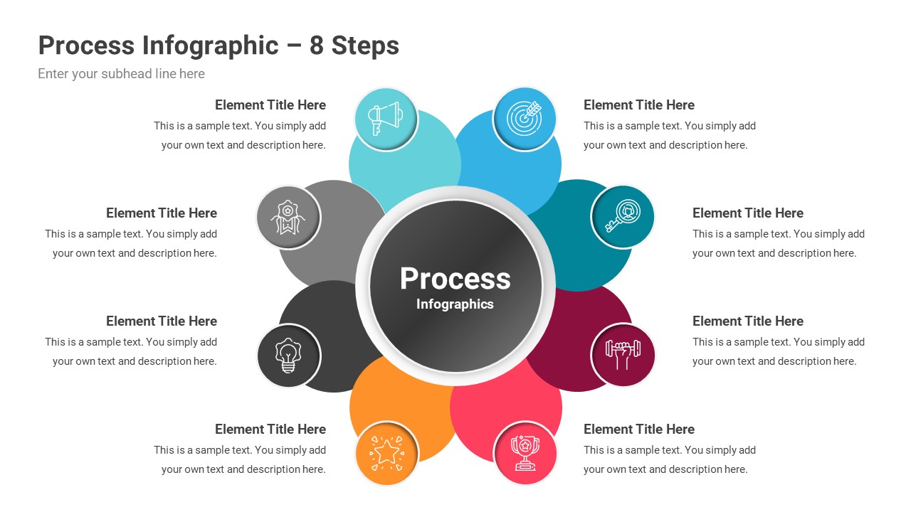 Process Infographics Keynote Template Diagrams, Presentation Templates