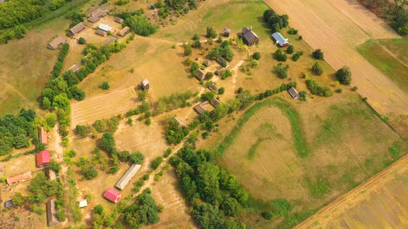 Maurzyce wooden architecture heritage park, antique building in open ...