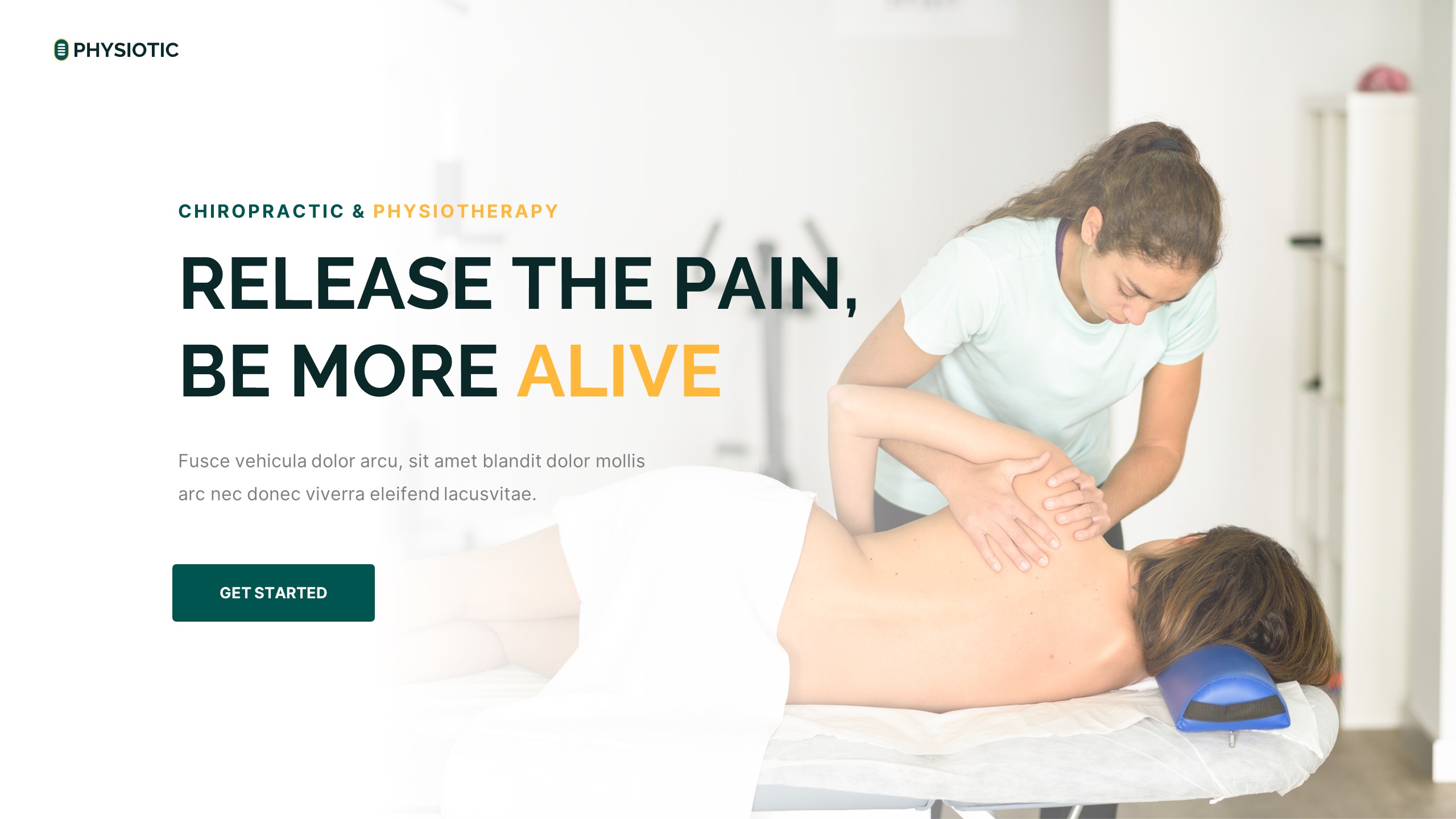 PHYSIOTIC - Chiropractic and Physiotherapy Powerpoint Template ...