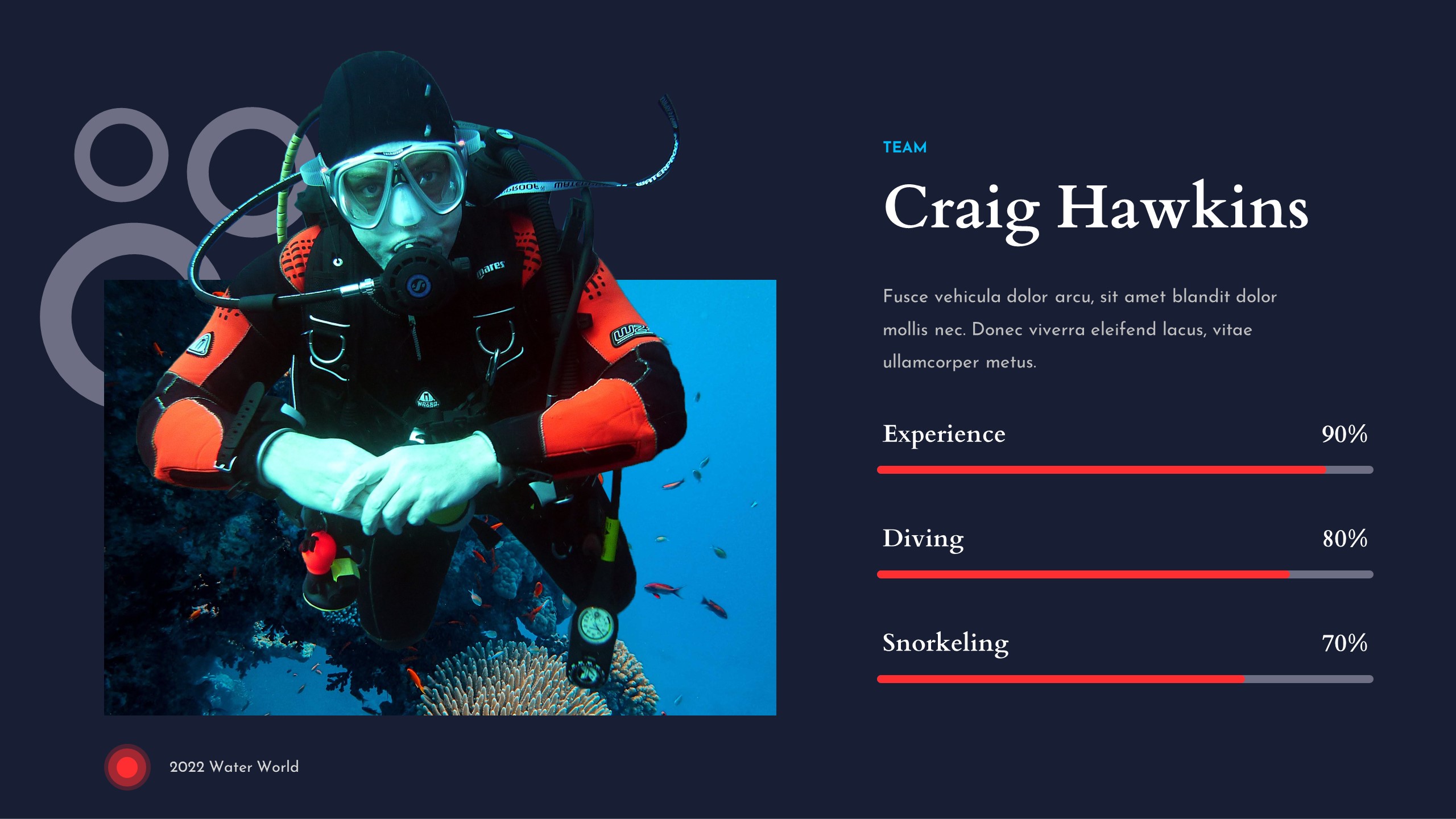 DIVELING - Scuba Diving & Surfing Powerpoint Template, Presentation ...
