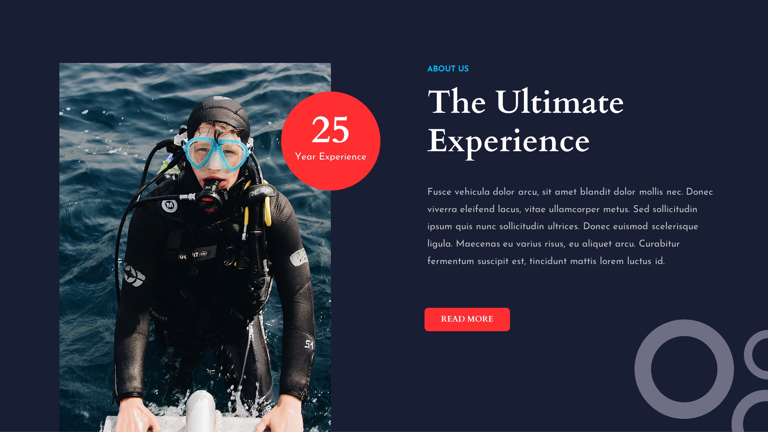 DIVELING - Scuba Diving & Surfing Powerpoint Template, Presentation ...
