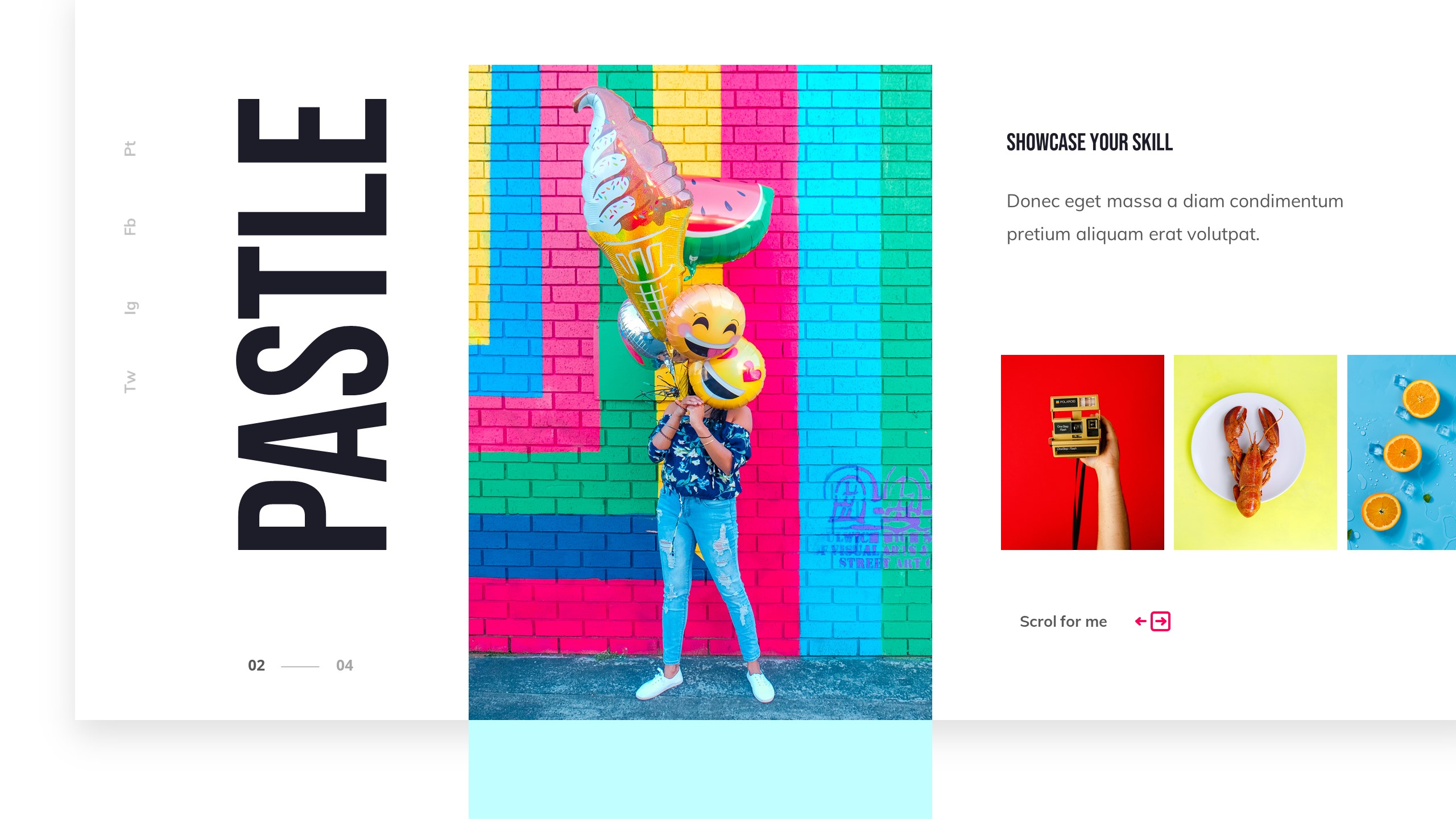 PASTLE - Pastel & Colorful Powerpoint Template, Presentation Templates
