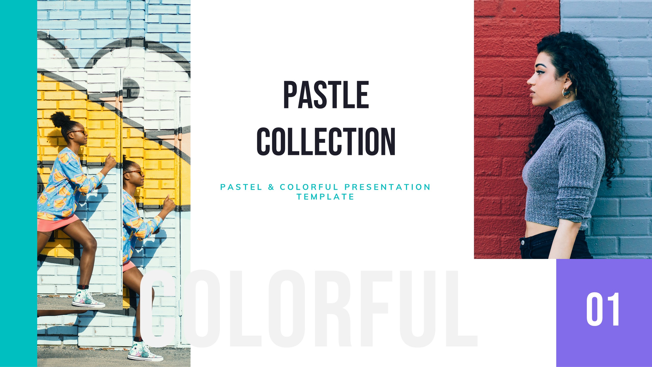 PASTLE - Pastel & Colorful Google Slides Template, Presentation Templates