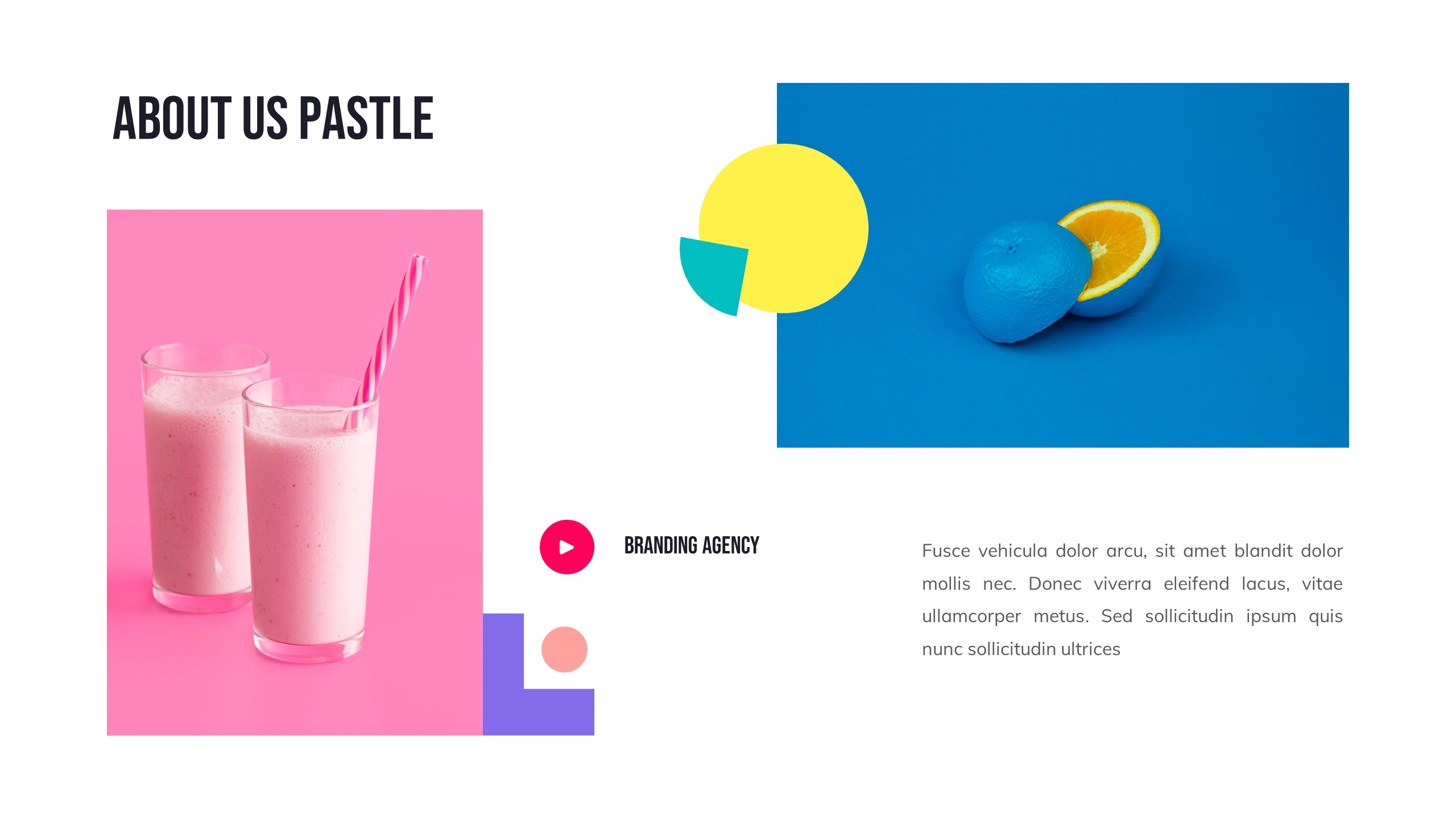 PASTLE - Pastel & Colorful Google Slides Template, Presentation Templates