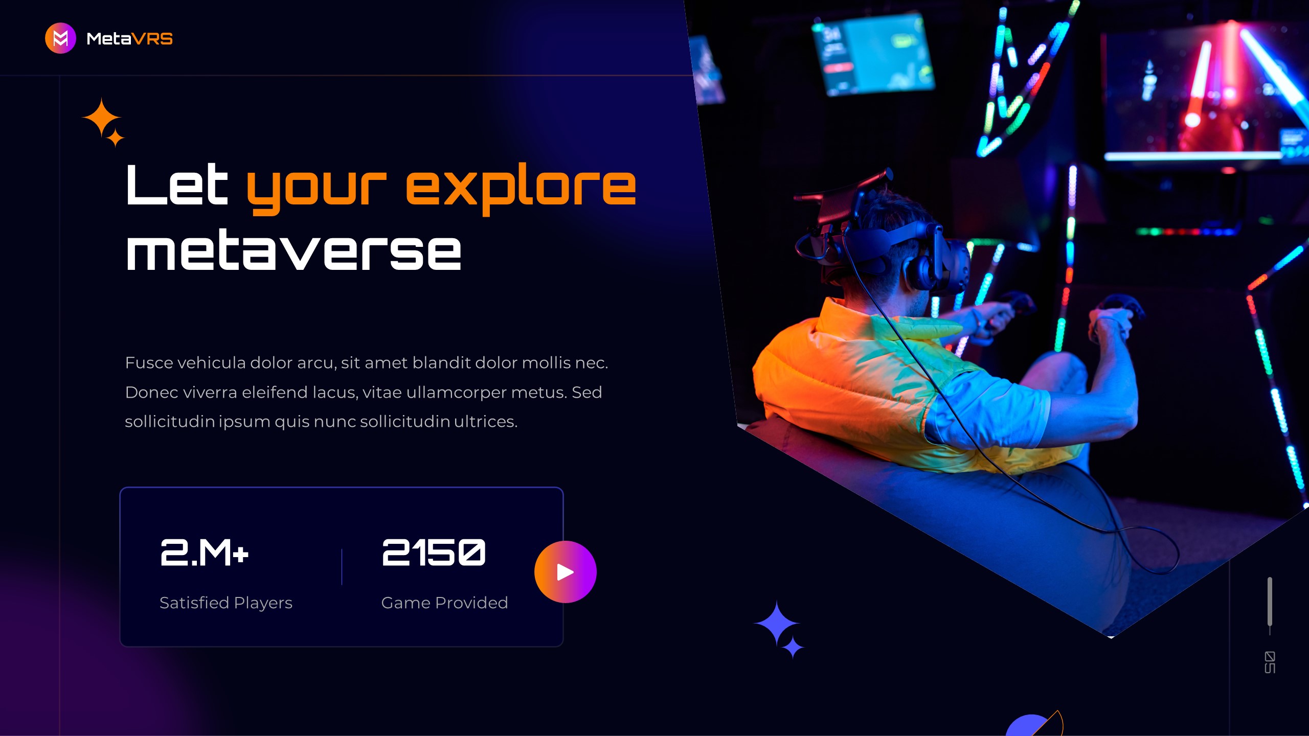 METAVRS - Virtual Reality and Metaverse Google Slides Template ...