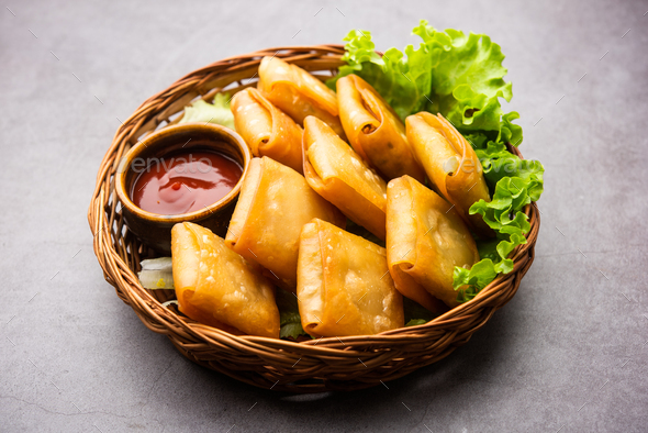 Chinese samosa square shape Stock Photo by stockimagefactory | PhotoDune