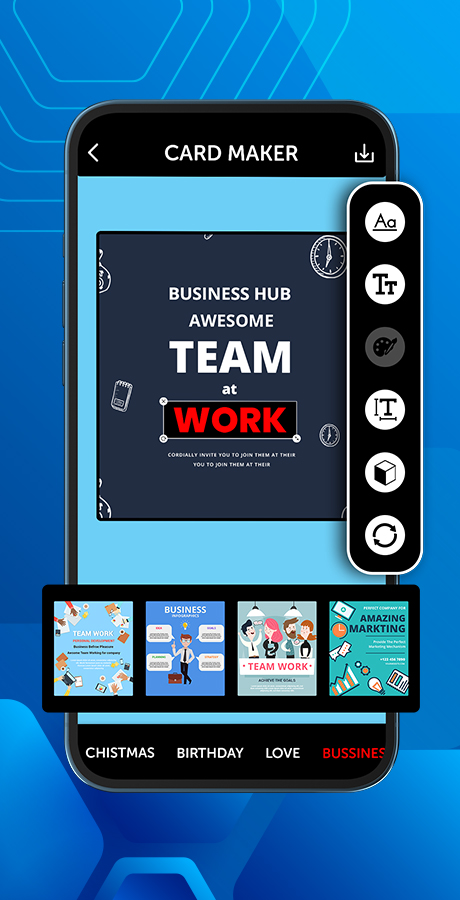 Poster Card Maker - Flyer Maker and Poster Maker - Card Art Designer ...