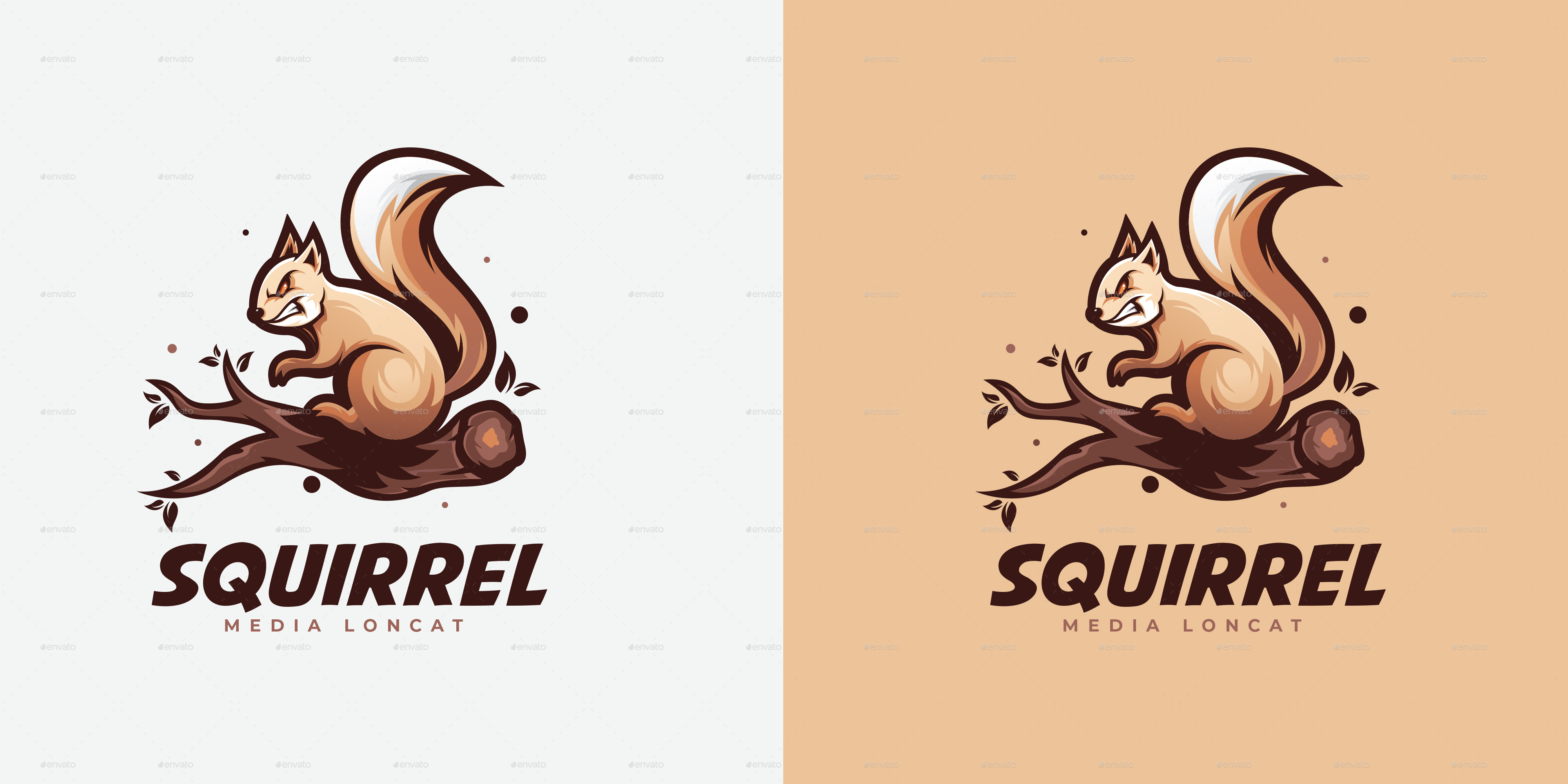 Squirrel Logo Branding Design, Logo Templates | GraphicRiver